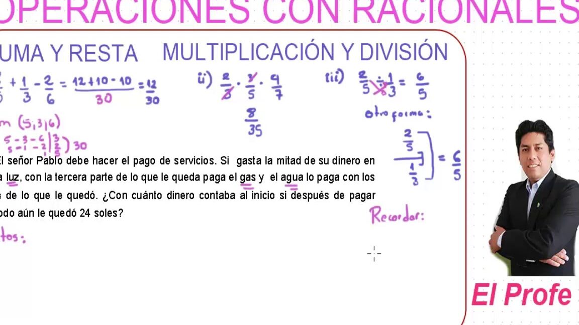 Ejercicios resueltos: Números racionales e irracionales